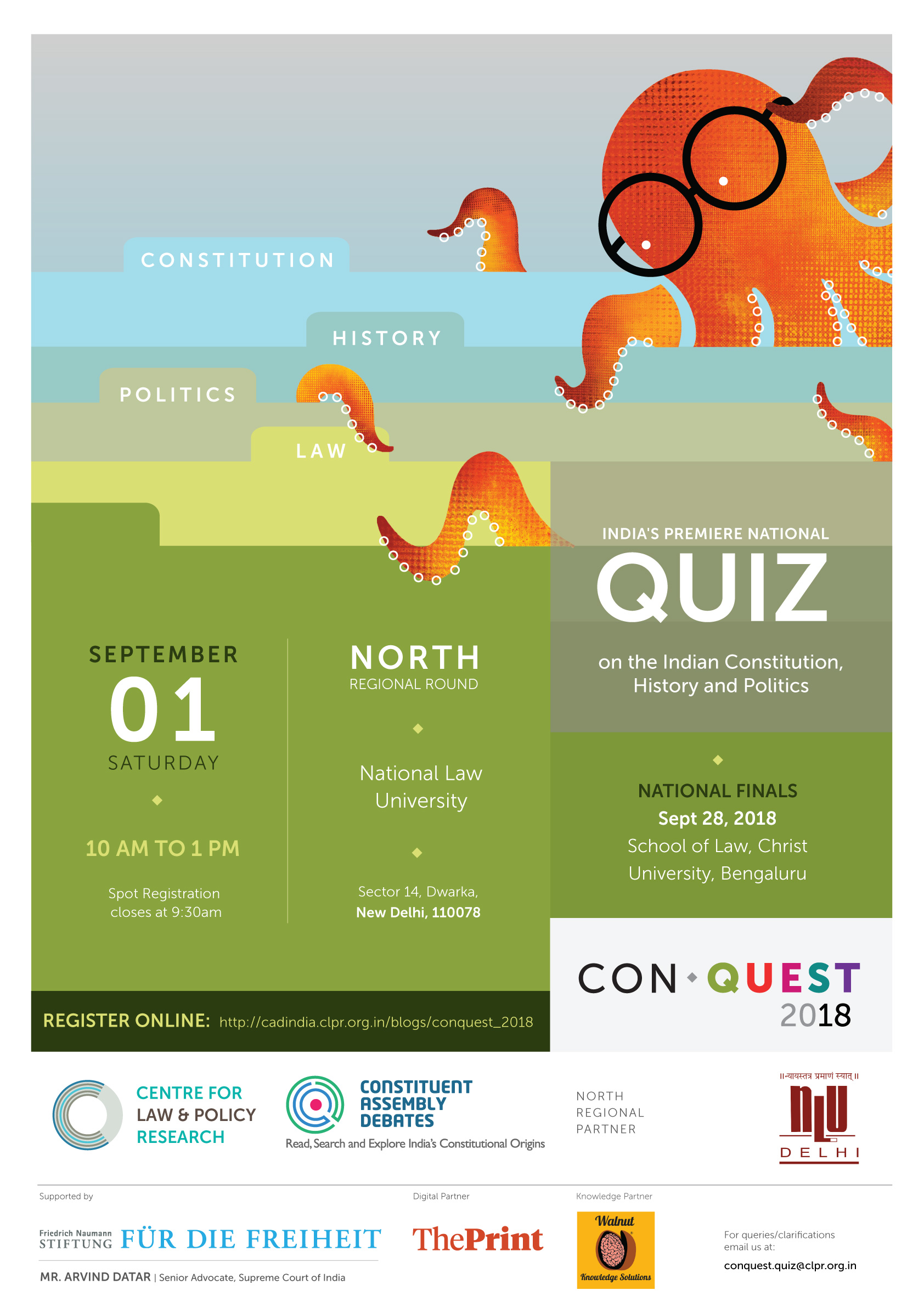 North Regional Round of ConQuest 2018 in partnership with NLU-D ...