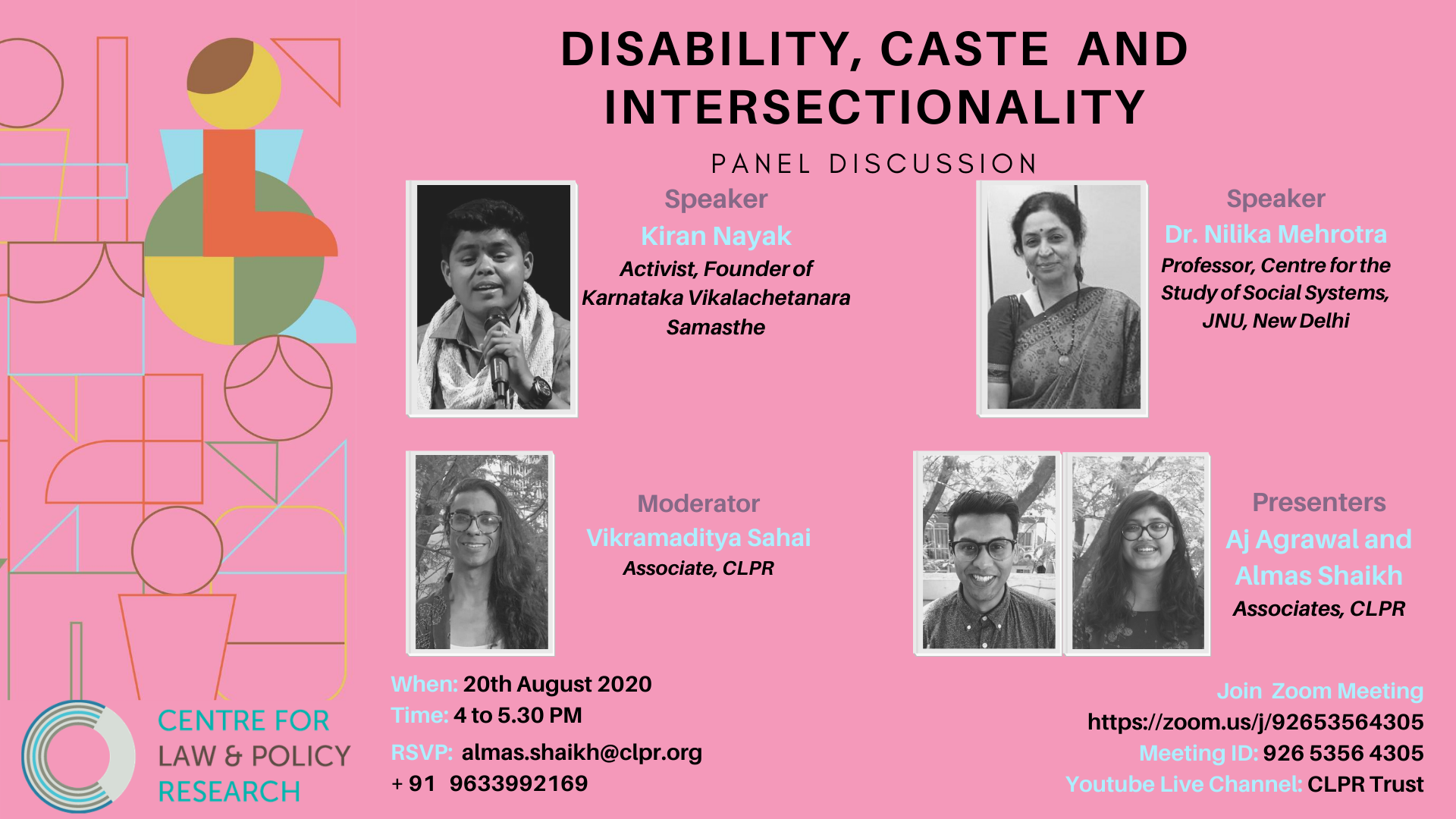 Disability, Caste and Intersectionality: Panel Discussion - Centre for ...