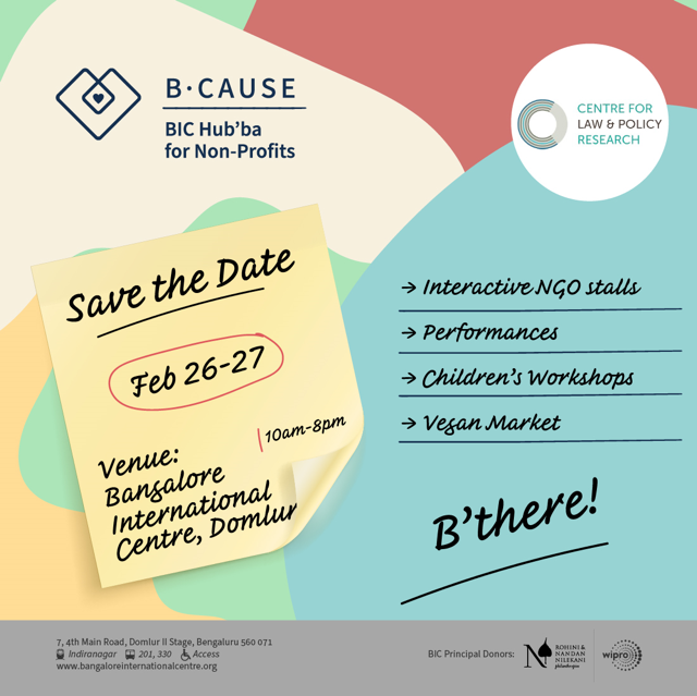 CLPR @BIC HUB’BA 2022 - Centre for Law & Policy Research