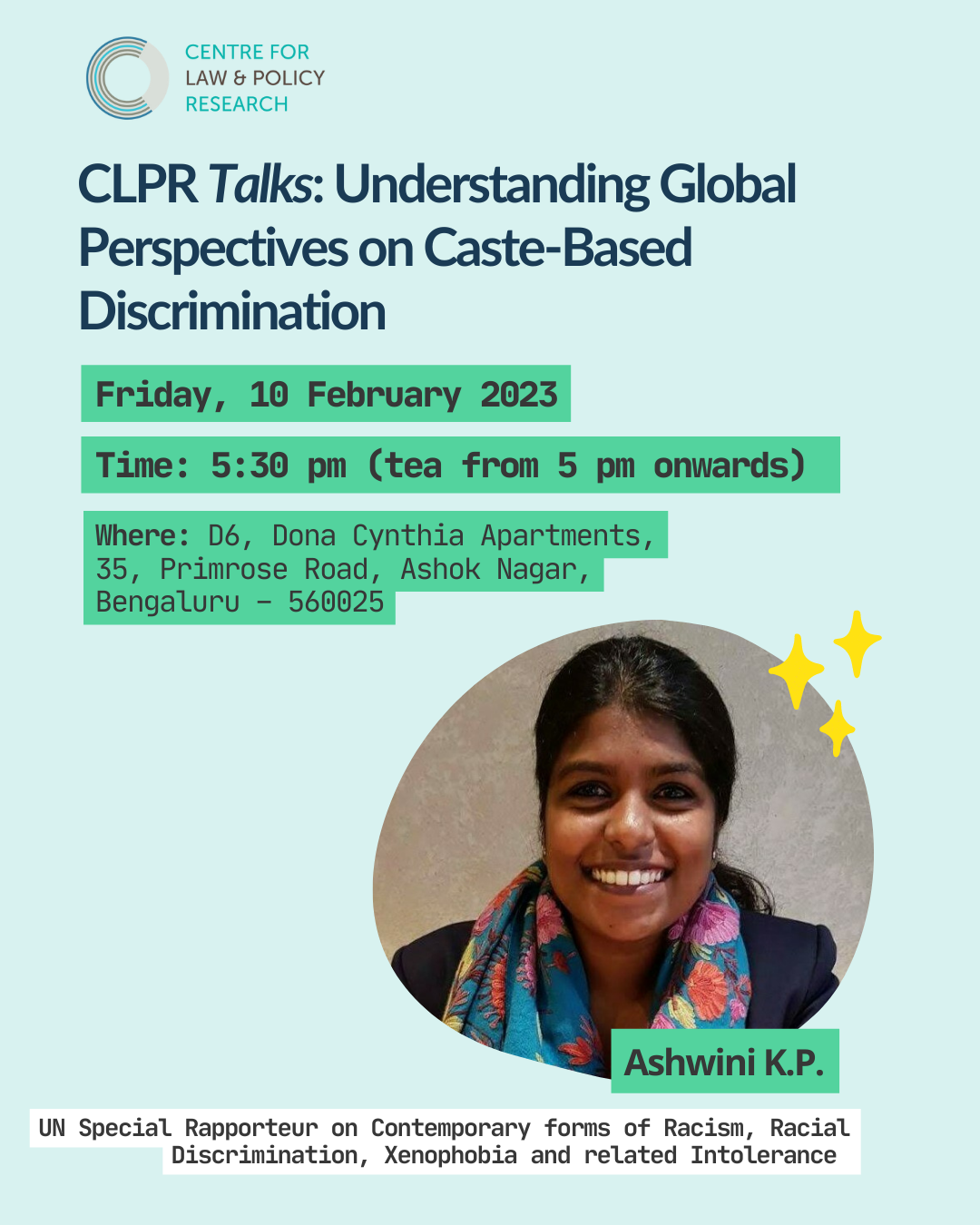 CLPR Talks: Understanding Global Perspectives on Caste-Based ...